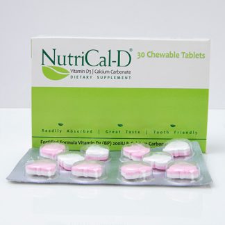 NUTRICAL-D Chewable Calcium & Vitamin D Tablets 30's - Organiq Pakistan